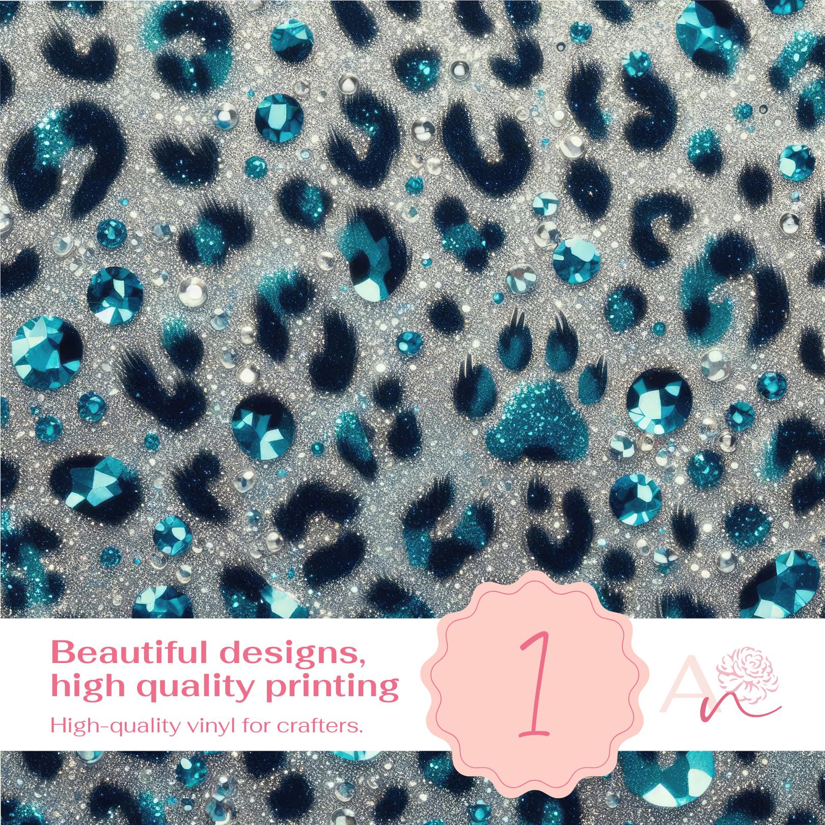 Leopard Print Craft Vinyl Sheets (HTV or Adhesive, 12x12 Inch) - Etsy