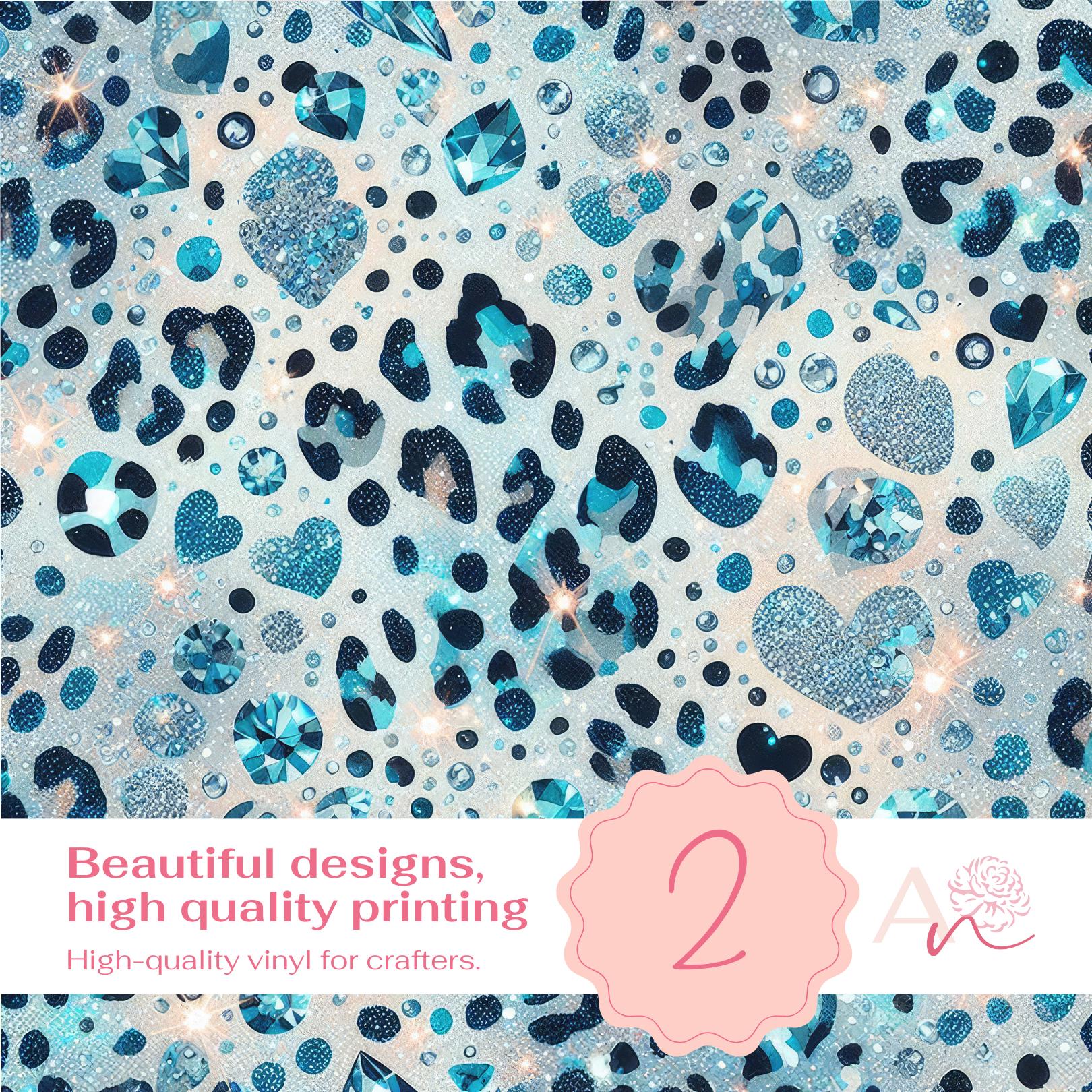 Leopard Print Craft Vinyl Sheets (HTV or Adhesive, 12x12 Inch) - Etsy