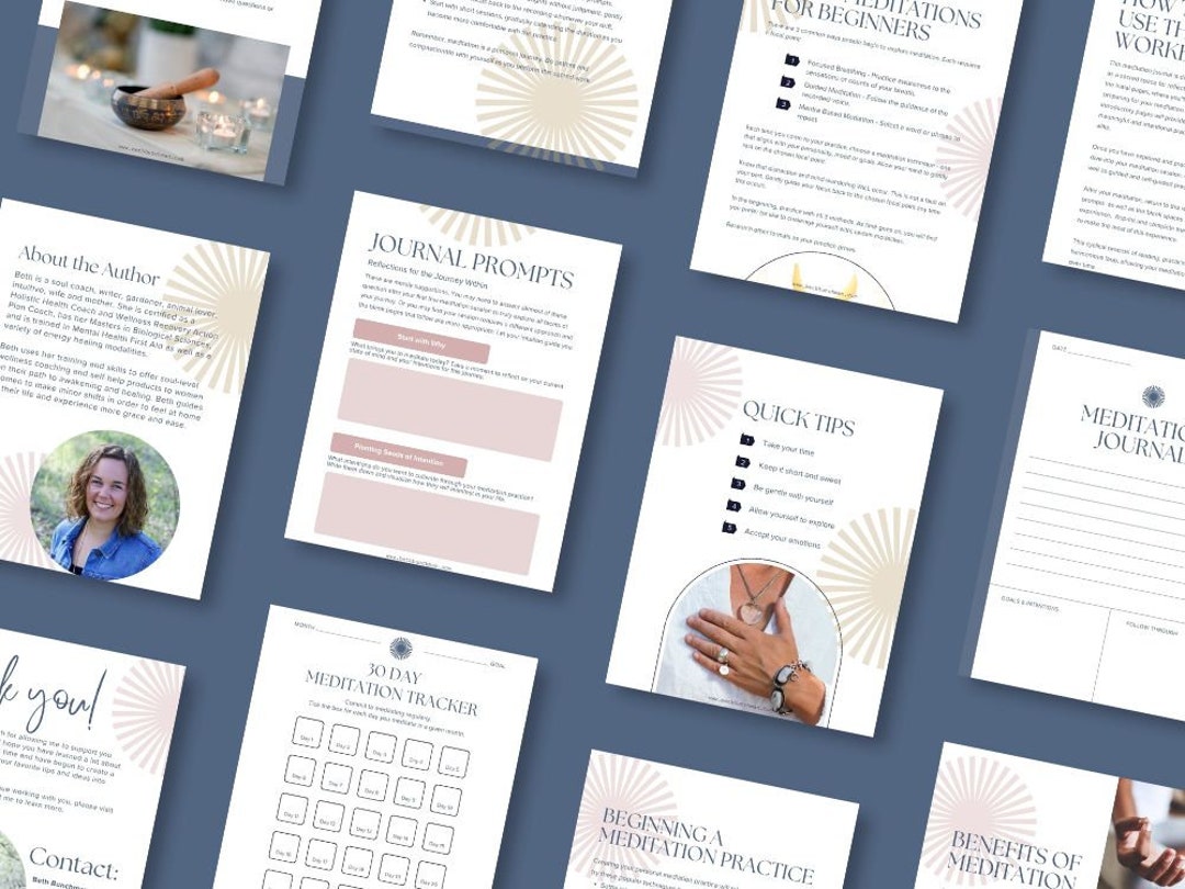 Meditation Reflection - Printable Meditation Journal - Meditation ...