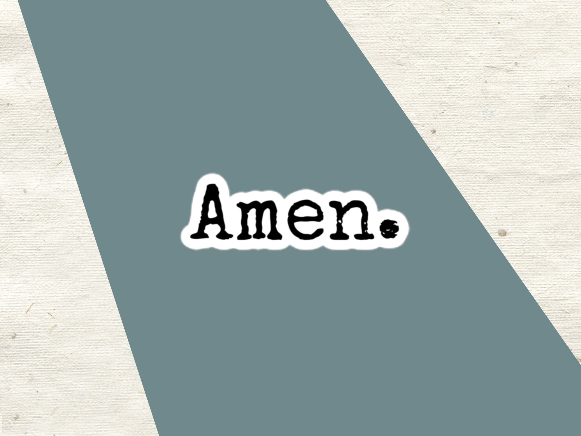 Amen Sticker Pray Laptop Sticker Prayer Decal Worship Sticker Bible ...