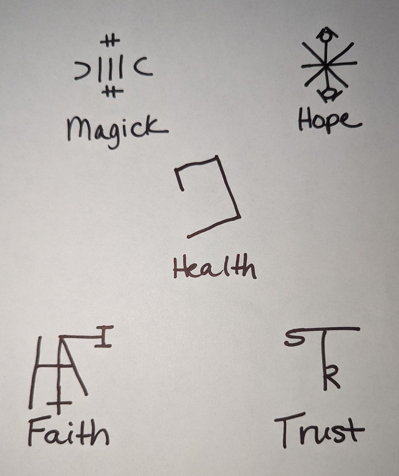 Custom Sigil Paintings - Protection Sigil Creation - Witch Art, Sacred ...