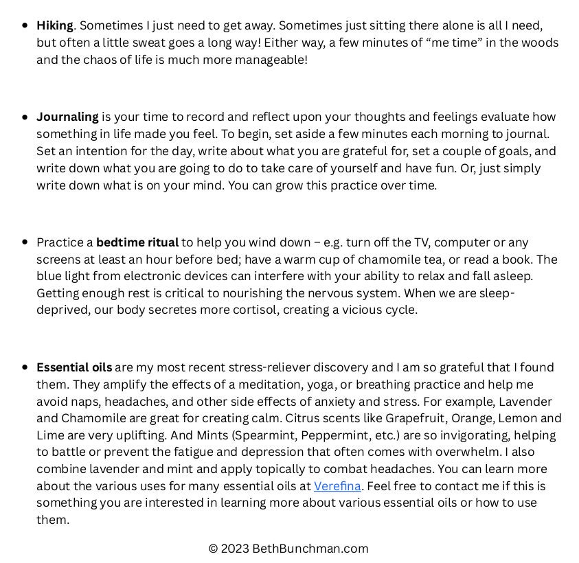 Top 10 Relaxation Techniques Printable PDF, Anxiety Workbook, De Stress ...