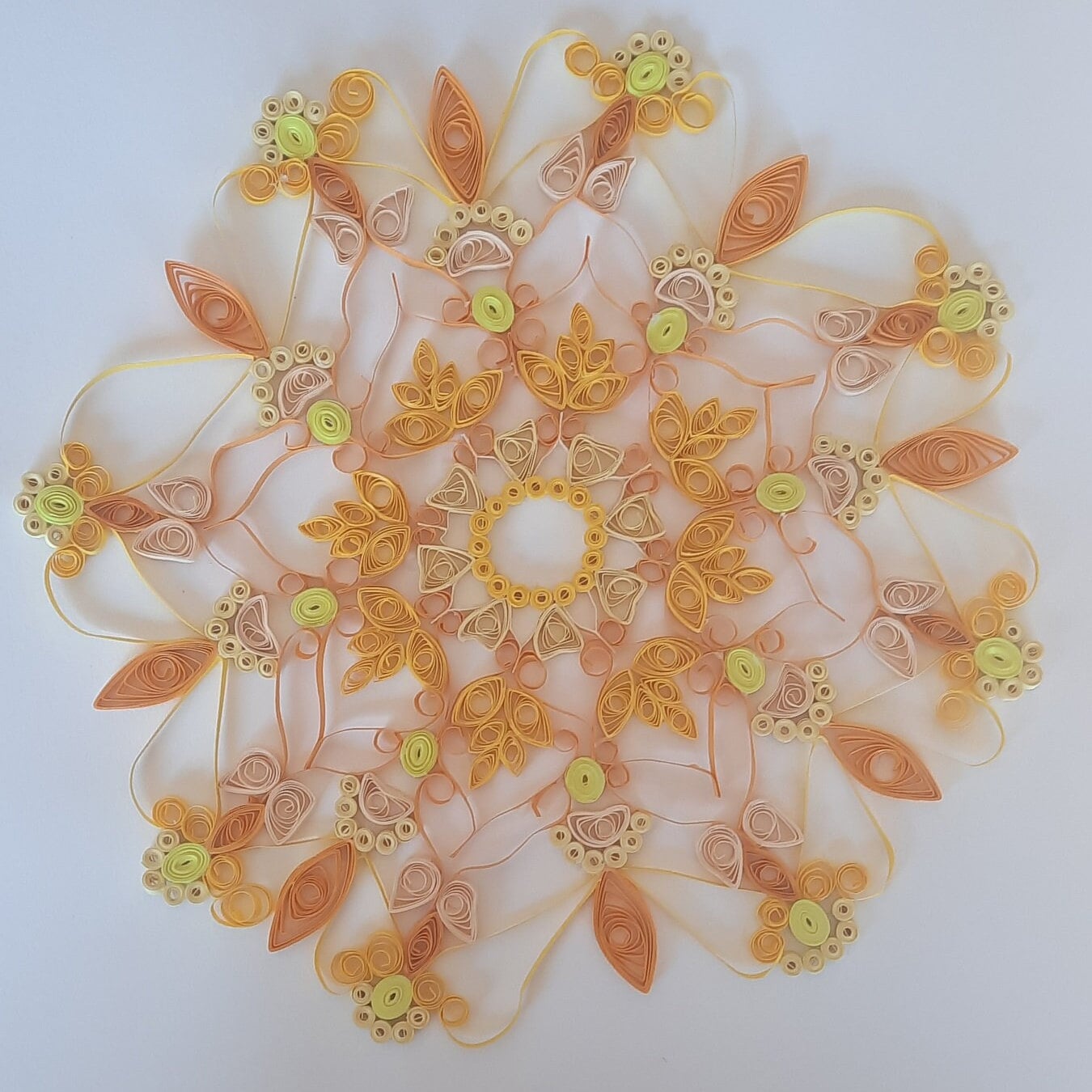 Handcrafted Quilled Mandala Custom Mandala Artwork Sacred Geometry ...