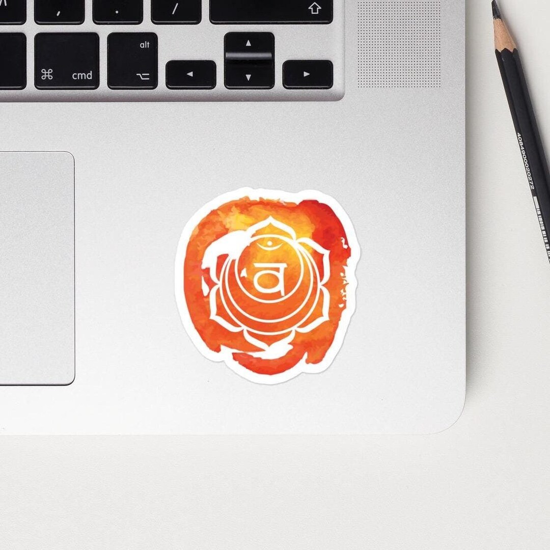 Sacral Chakra Affirmation Sticker Sacral Chakra Sticker Sacral Chakra ...
