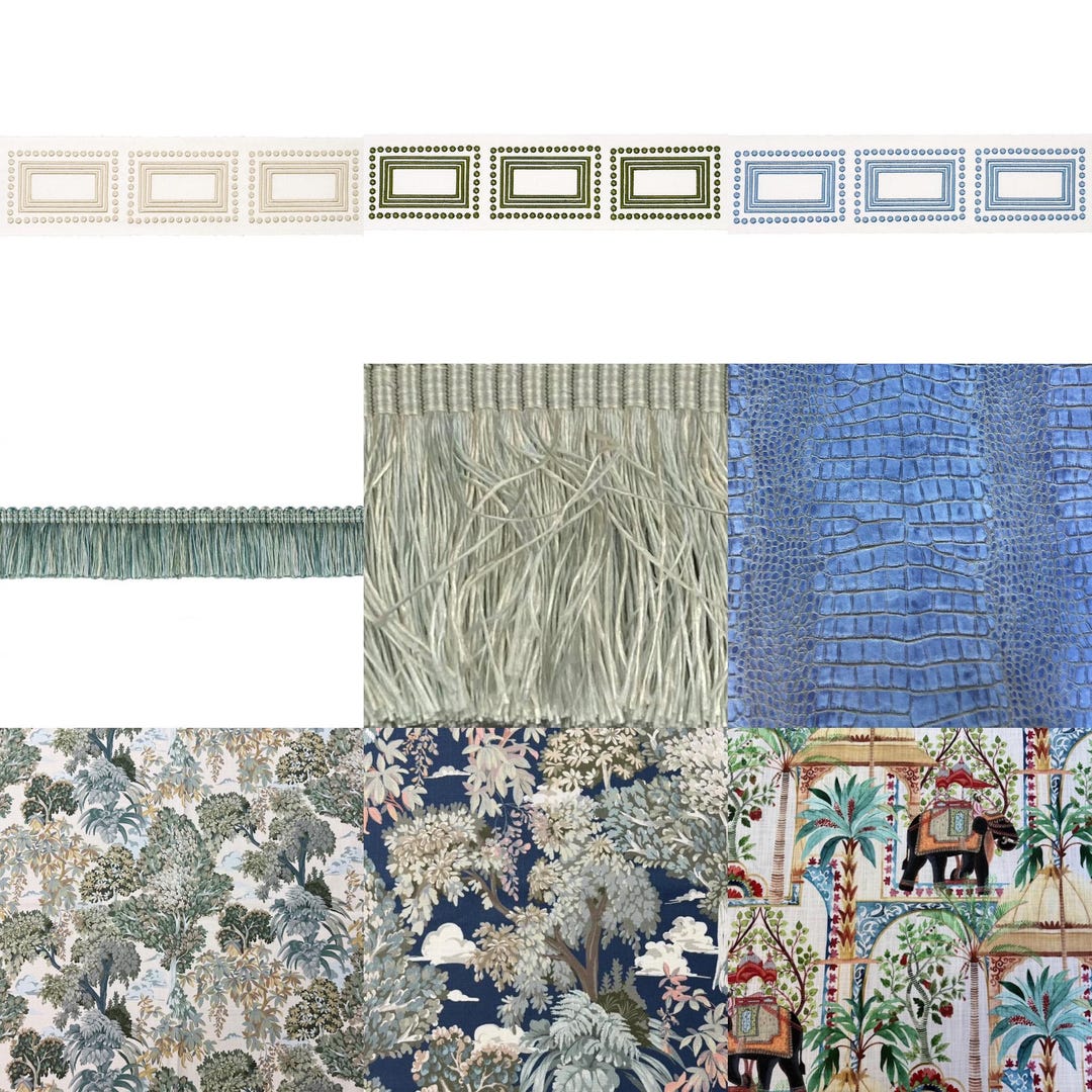 Sample-trim/velvet/print/import Sample (3" X 5") (please Read Item ...