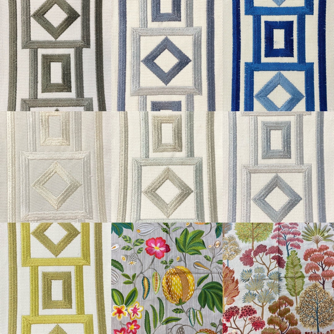 Sample-trim/embroidery Sample 2 X 4 please Read Item Description Before ...