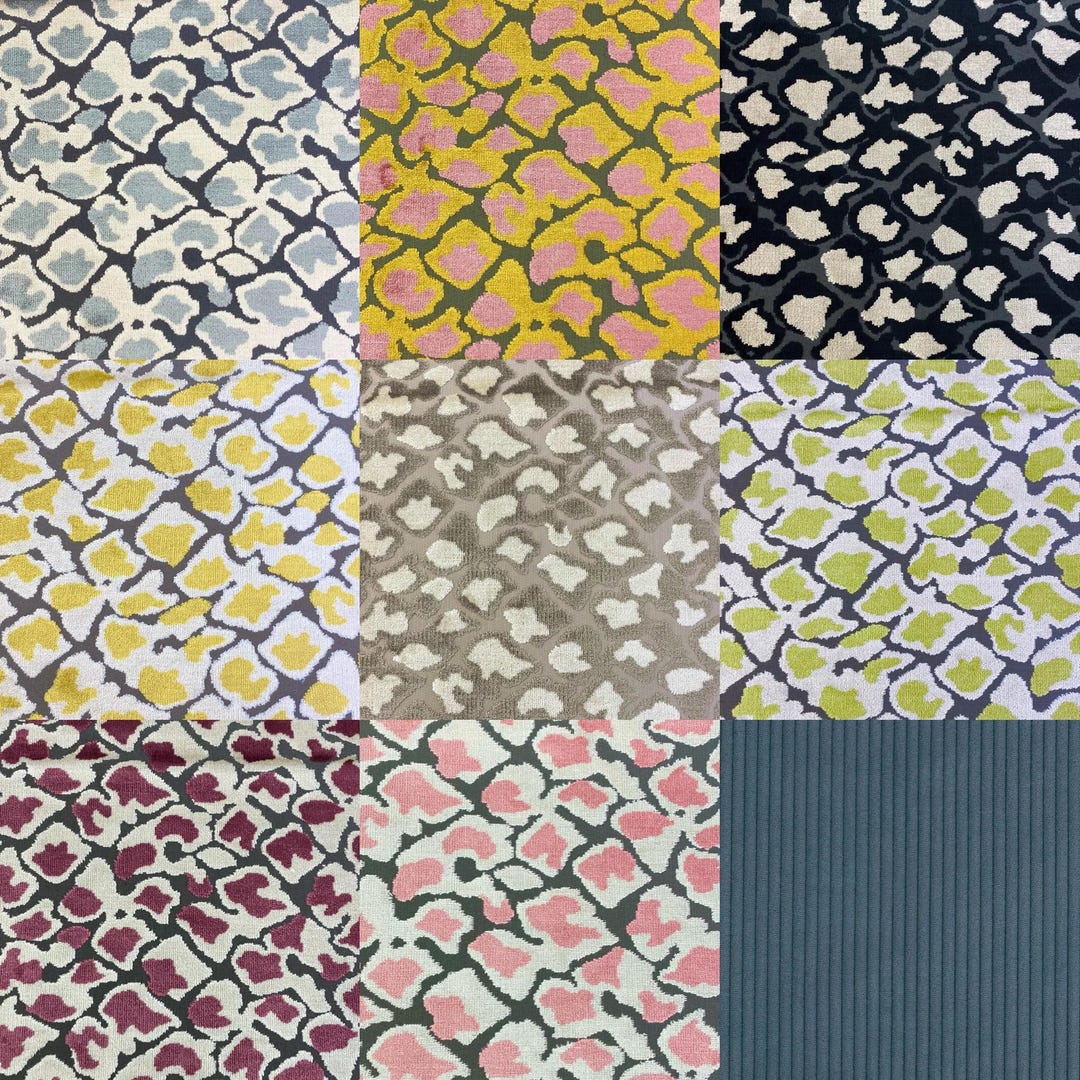 Sample-cut Velvet/corduroy Sample 3 X 5 please Read Item Description ...