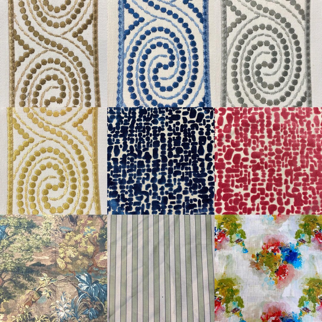 Sample-trim/print/silk/cut Velvet Sample (3" X 5") (please Read Item ...