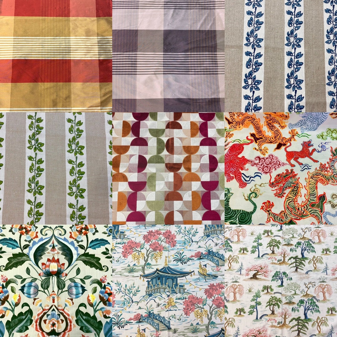 Sample-print/cut Velvet/silk/toile Sample 2 X 4 please Read Item ...