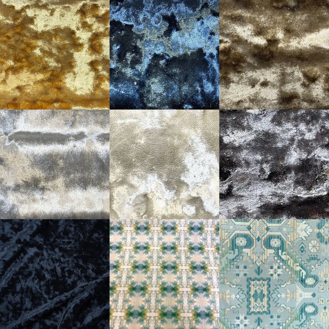 Sample-velvet/print/cut Velvet Sample 2 X 4 please Read Item ...