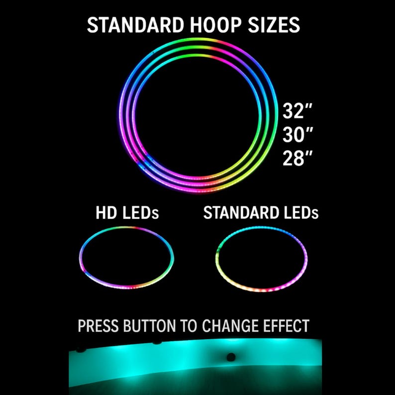 Twilight Hoop Pro HD Leds / Smart LED Hula Hoop - Etsy