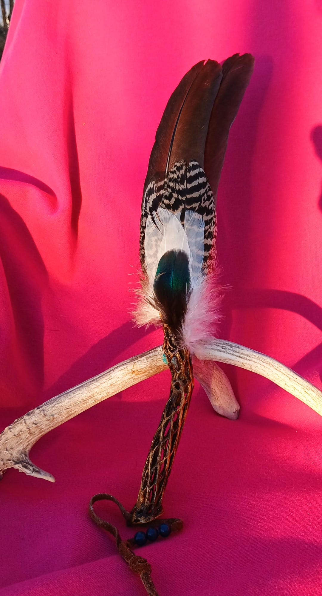 Handcrafted Ceremonial/smudging Feather Fan #149 - Etsy