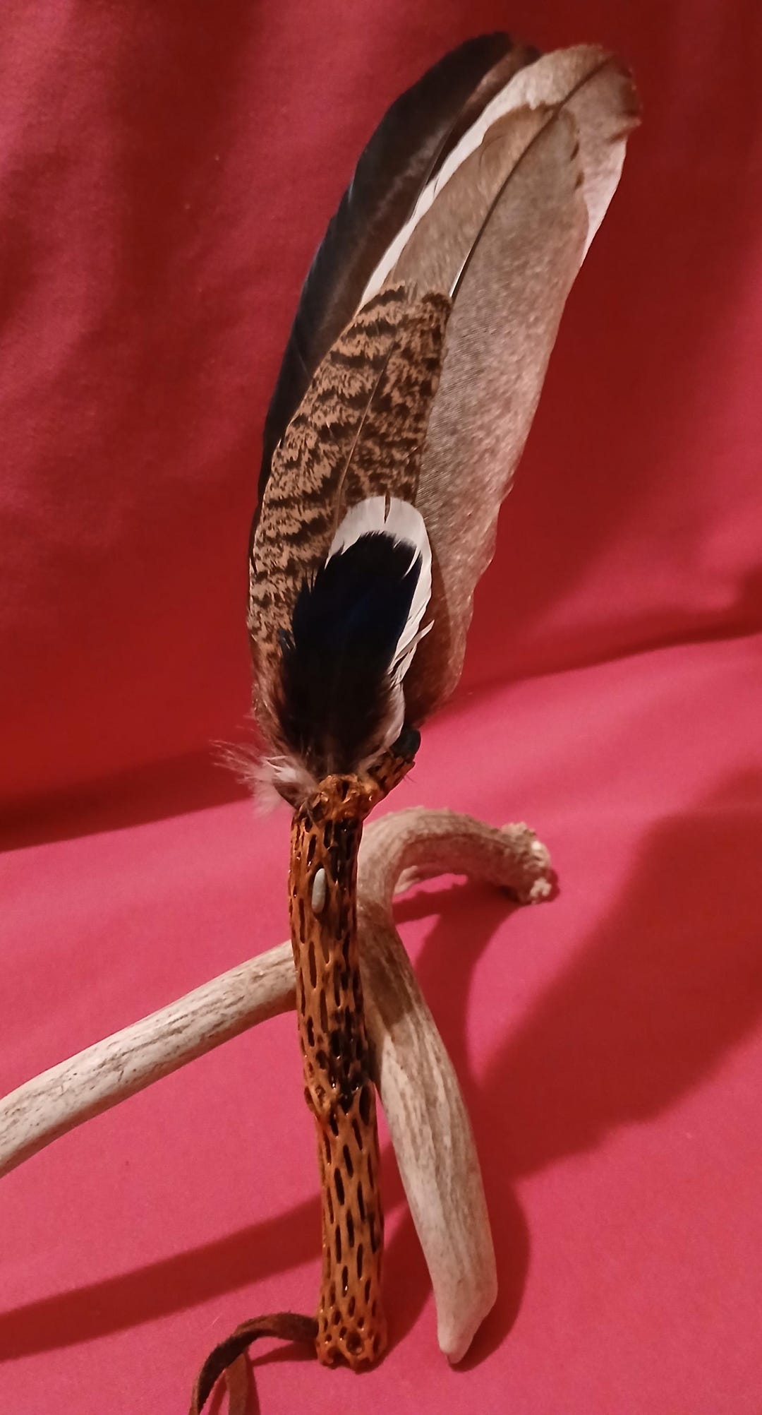 Handcrafted Ceremonial/smudging Feather Fan #120 - Etsy