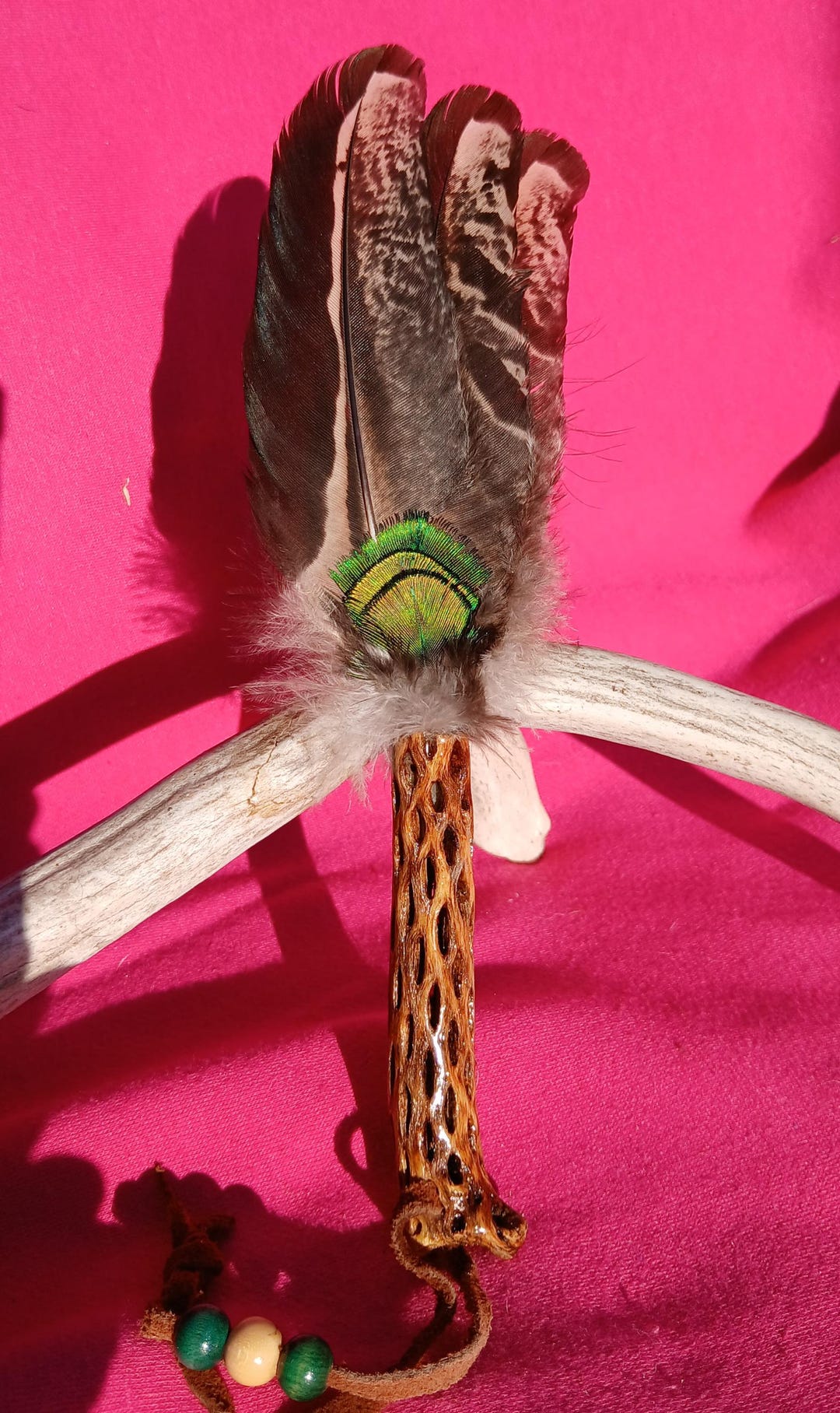 Handcrafted Ceremonial/smudging Feather Fan #135 - Etsy