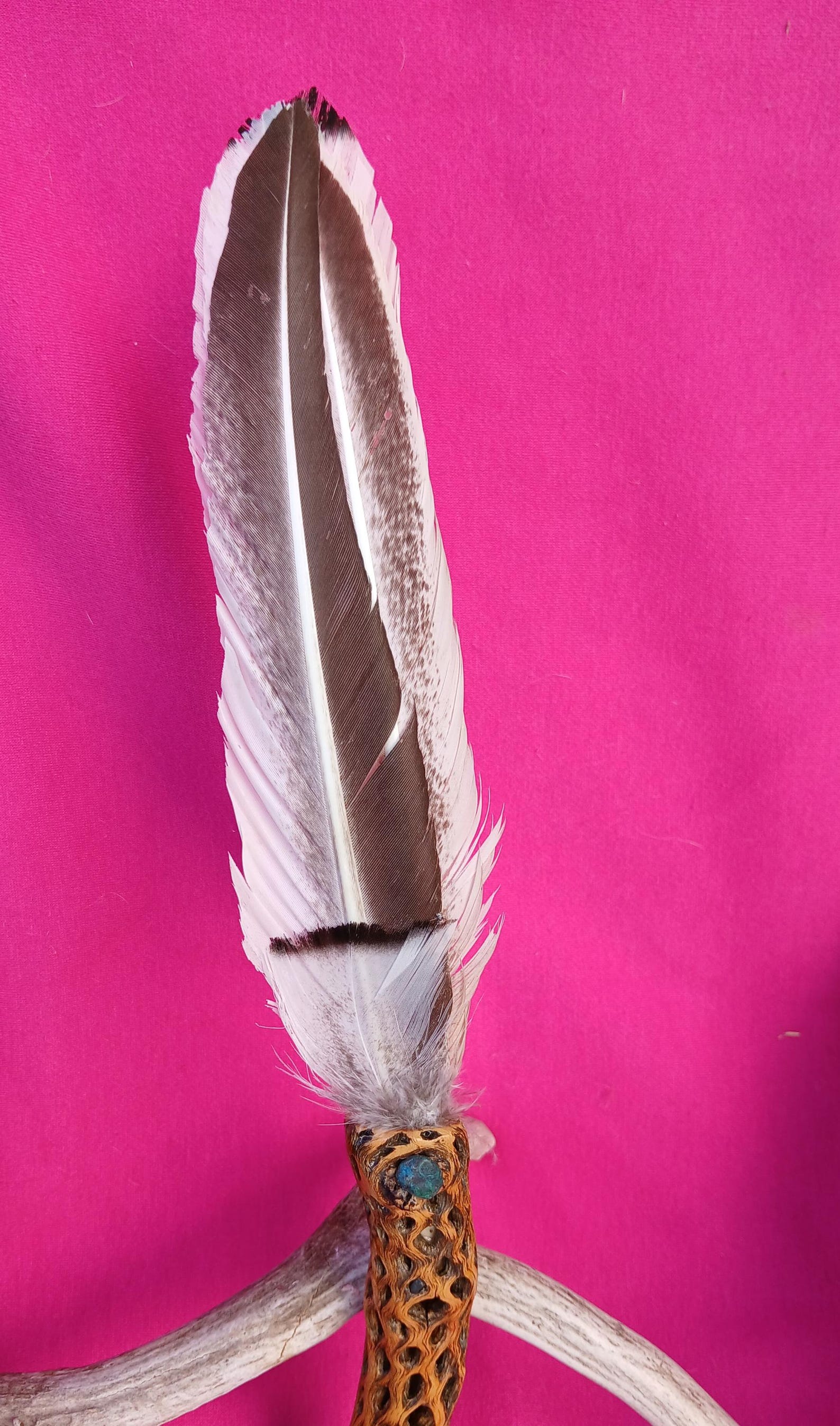 Handcrafted Ceremonial/smudging Feather Fan #27 - Etsy