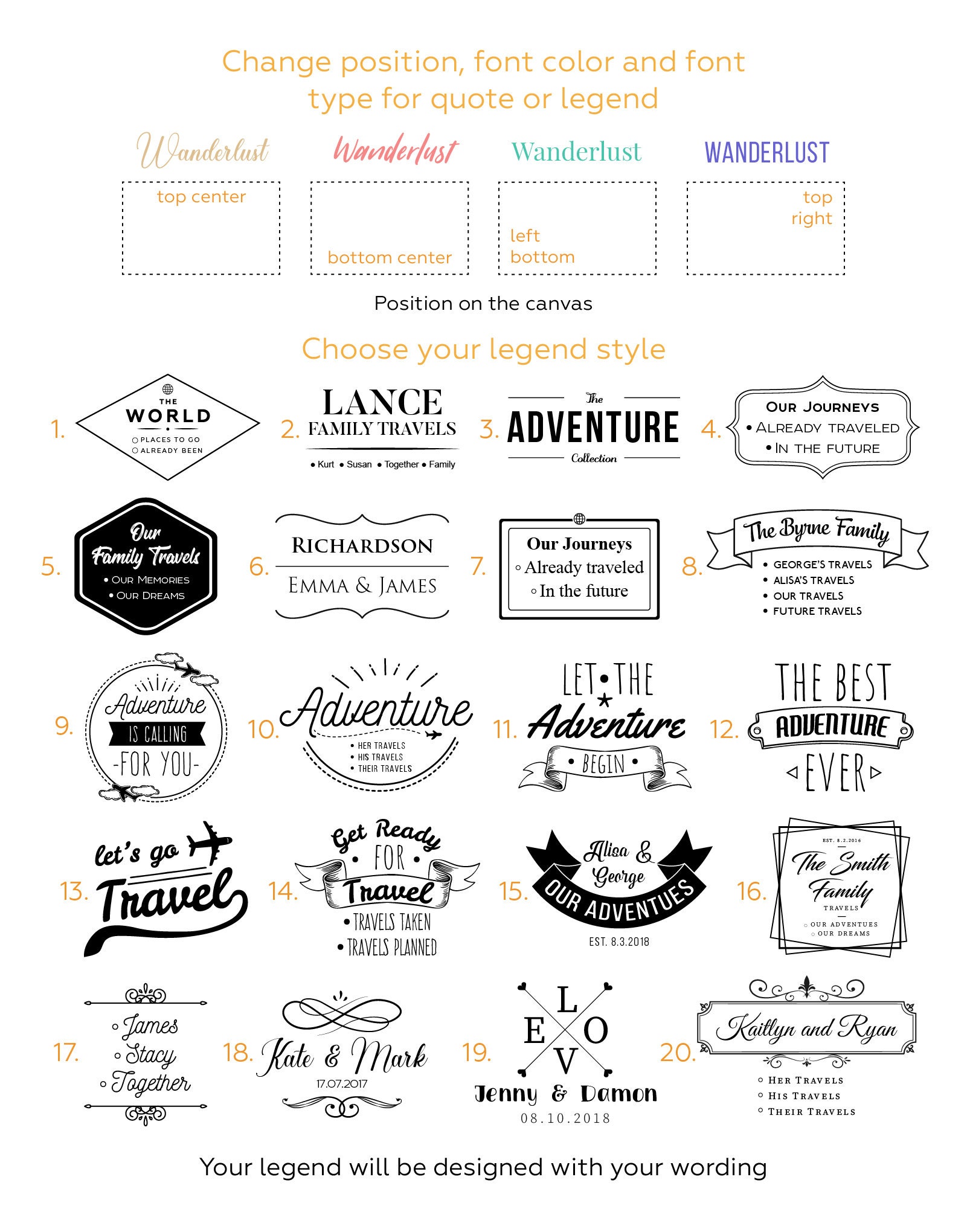 Grey World Map Canvas Gray World Map Wall Art | Large Travel Map With ...