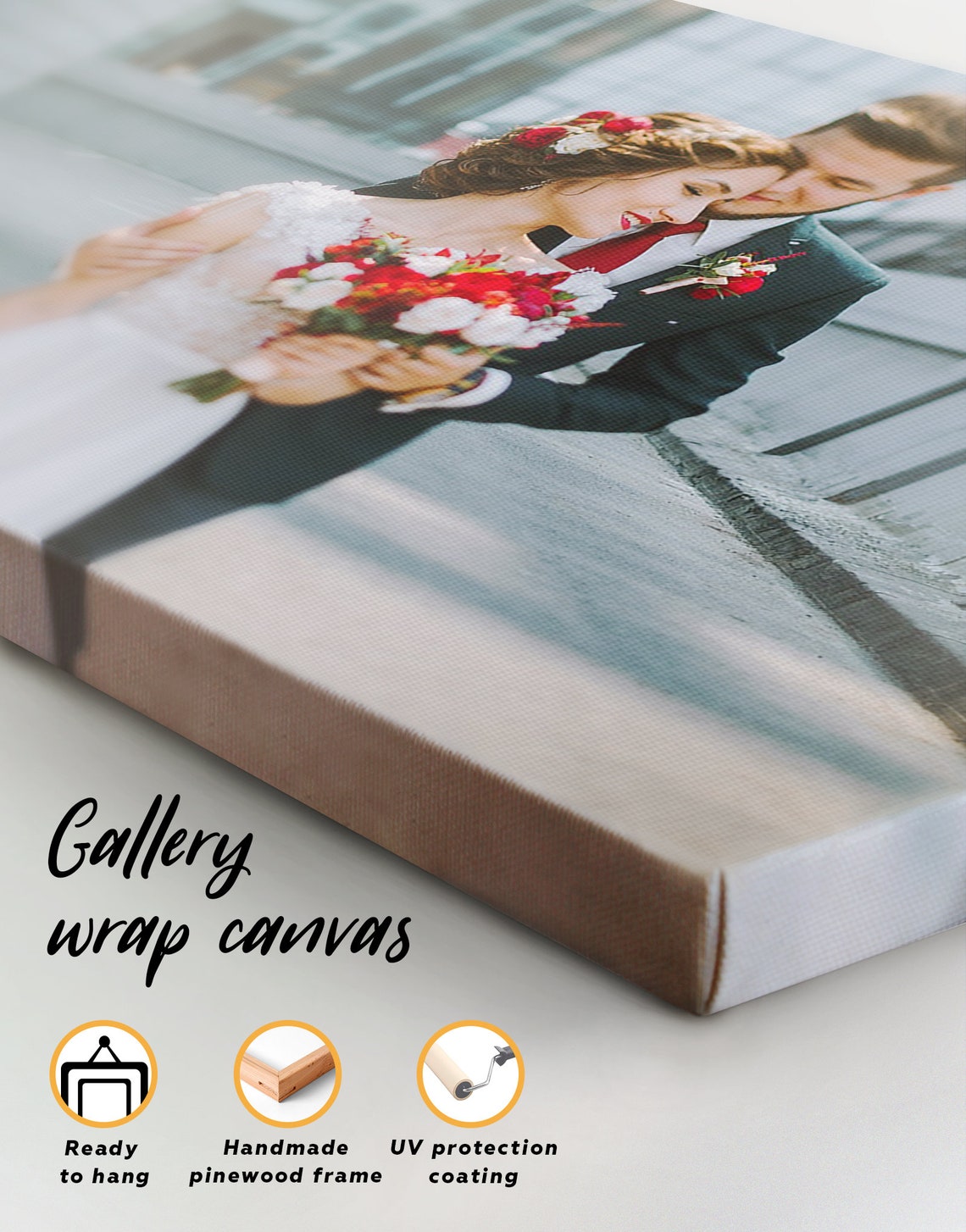 Wedding Gift Collage Wedding Photo Collage on Canvas | Etsy