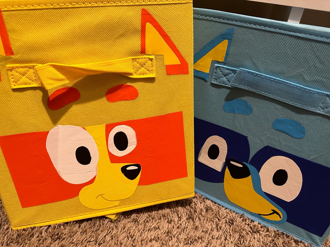 Bluey and Bingo Storage Cubes - Etsy