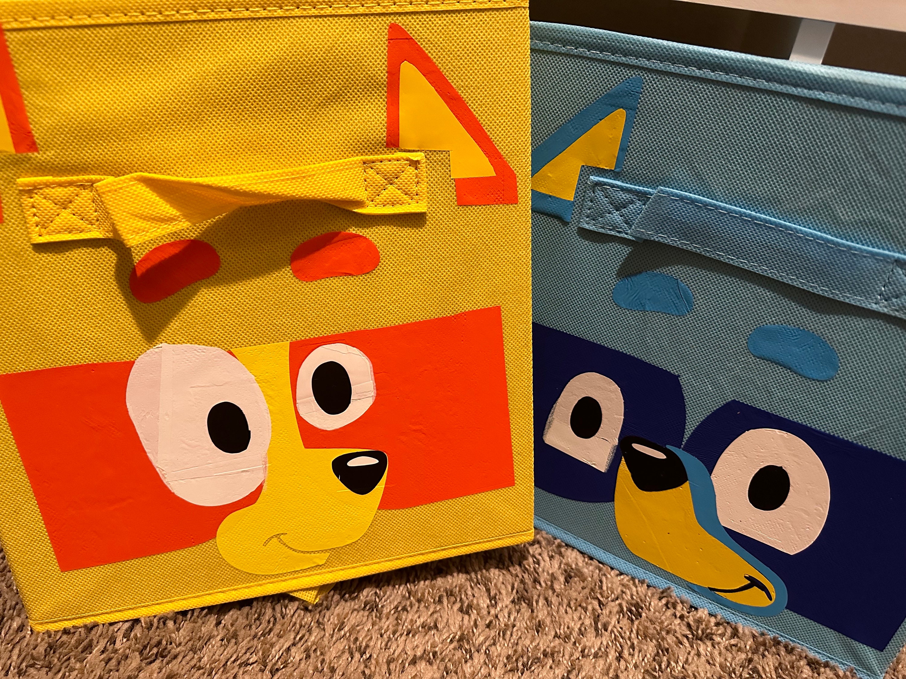 Bluey and Bingo Storage Cubes - Etsy