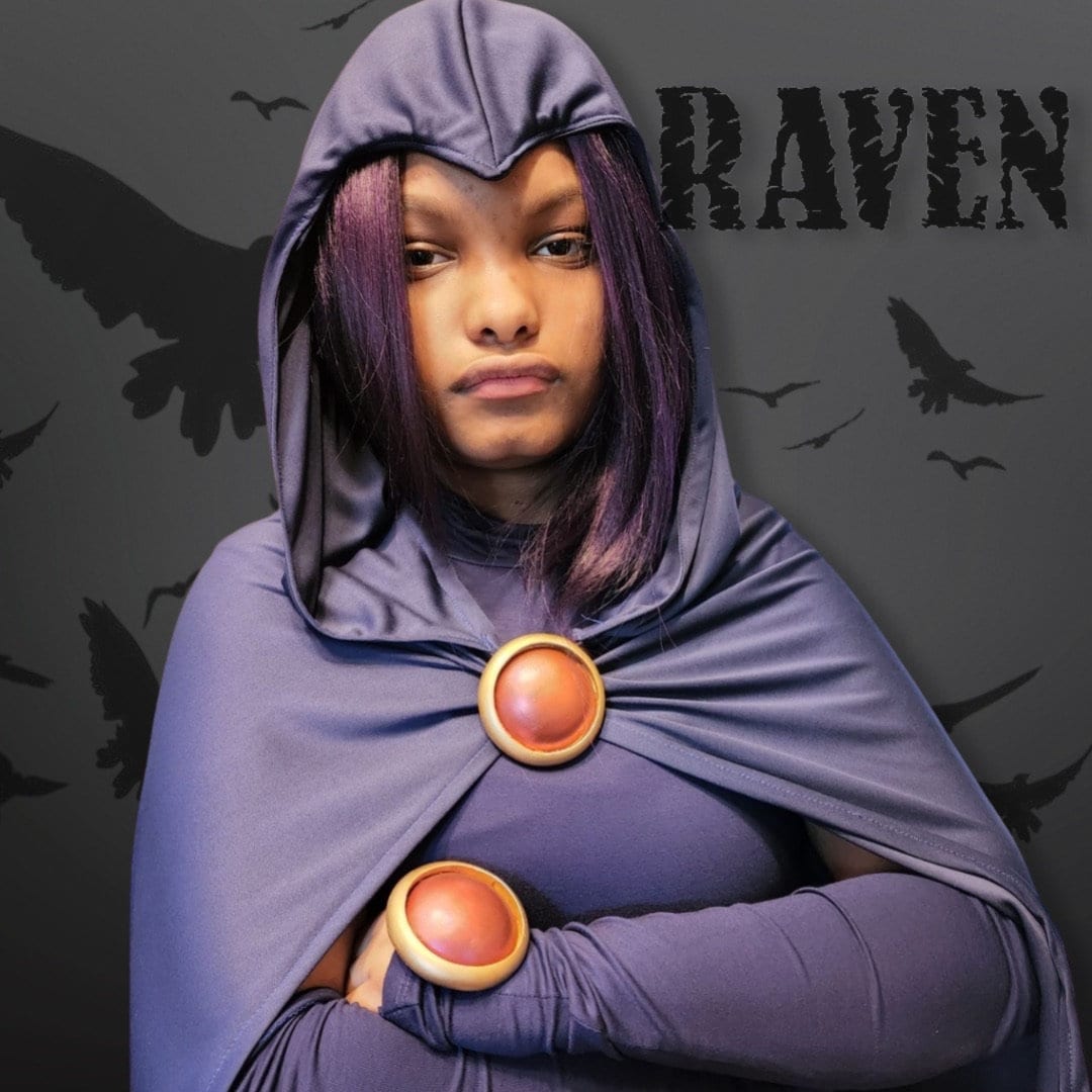 Teen Titans Raven Cloak/cape and Belt - Etsy