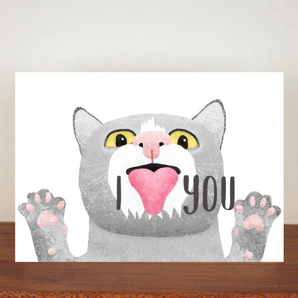 Cute Love Card - Etsy