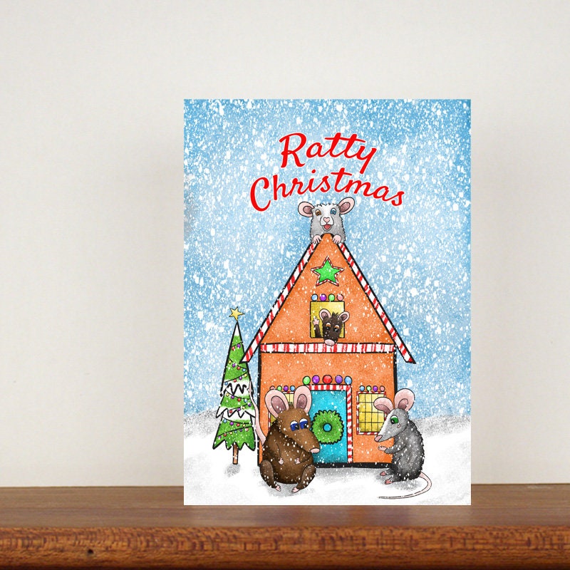 Rat Card - Etsy
