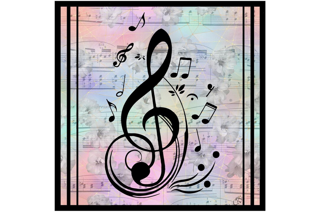 Greeting's Card Music Notes - Etsy