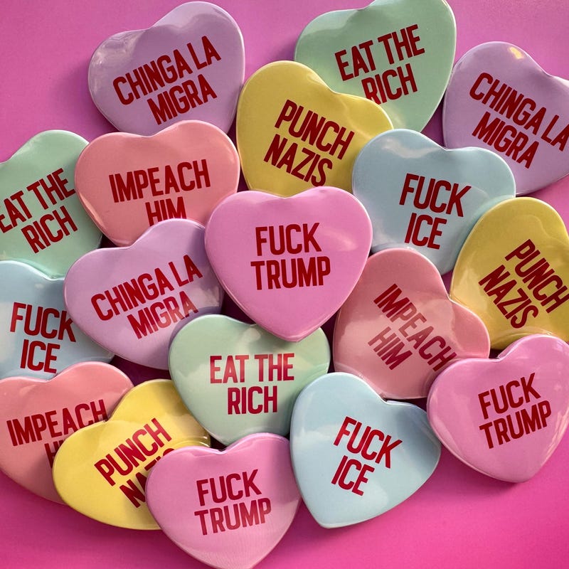 Anti Ice Pin Heart - Etsy
