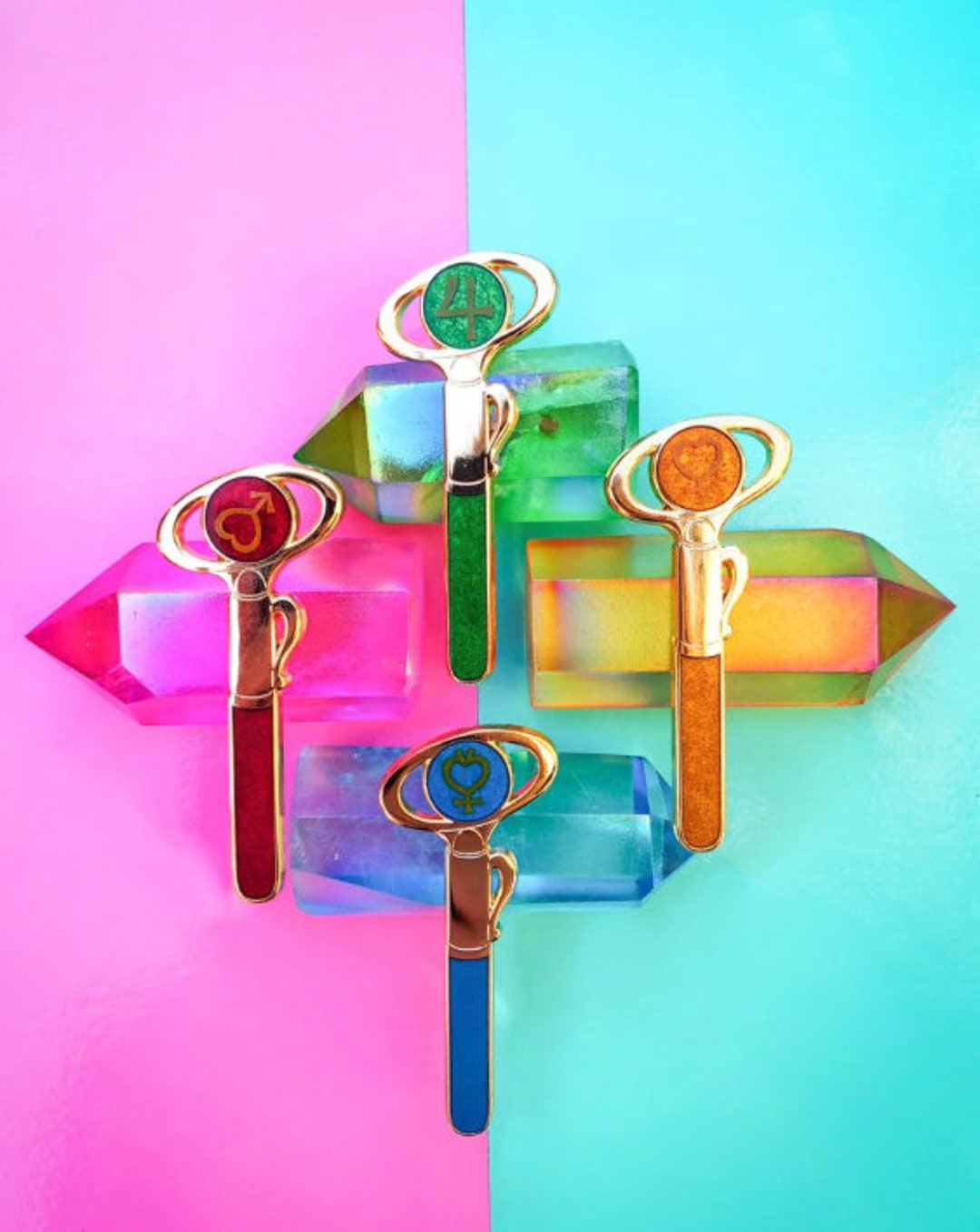 Magical Girl Transformation Pen Pin Set! - Etsy