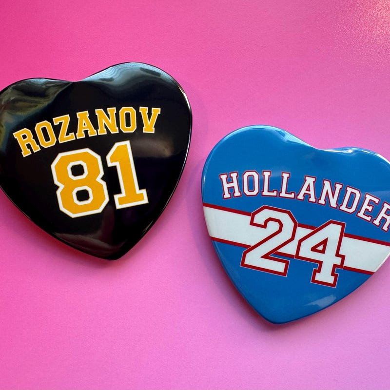 Heated Rivalry Button Pin - Etsy