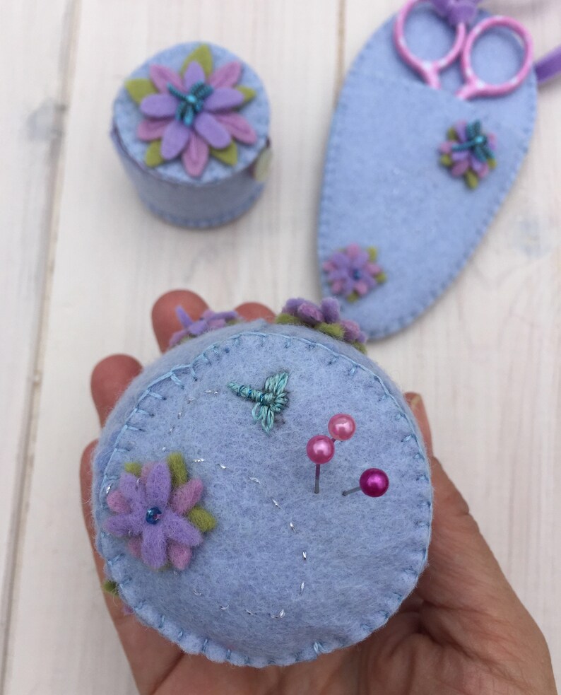 Sewing Gift Set Pale Blue Sewing Set for Mum Mother's - Etsy UK