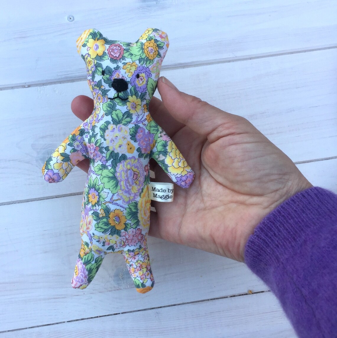 Six Lavender and Liberty Print Bears Lavender Teddy Bears - Etsy UK