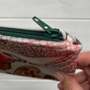 Velvet Butterfly and Ladybird Pouch, Large Zipped Pouch Featuring ...