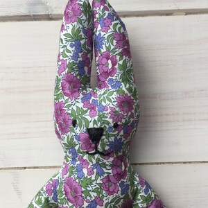 Liberty Print Lavender Rabbits, Six Scented Bunnies, Set of 6 Party ...
