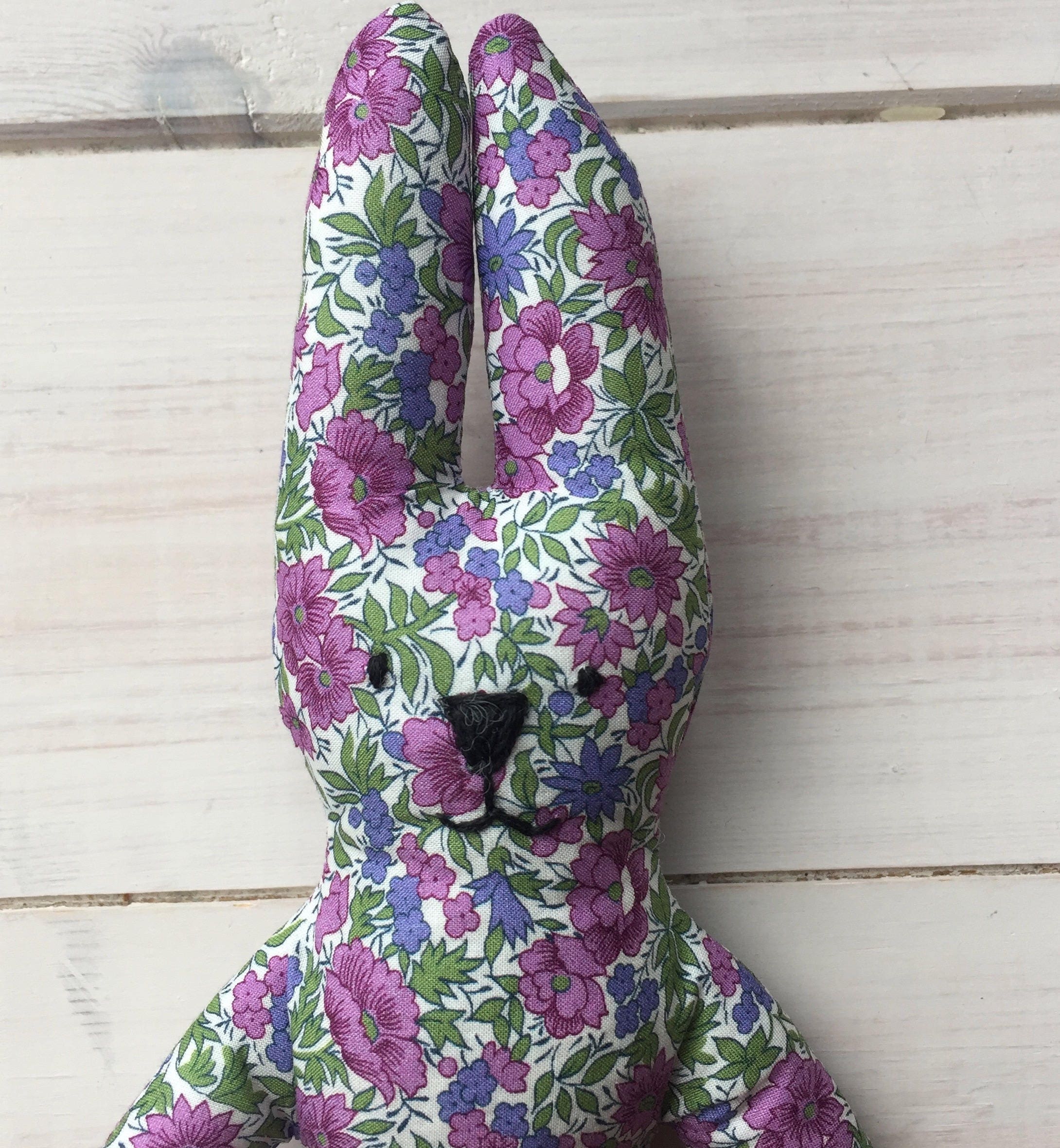 Liberty Print Lavender Rabbits Six Scented Bunnies Set of 6 - Etsy