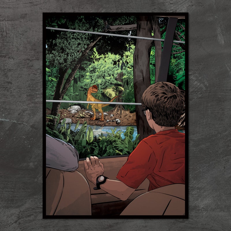 Dilophosaurus Poster - Etsy