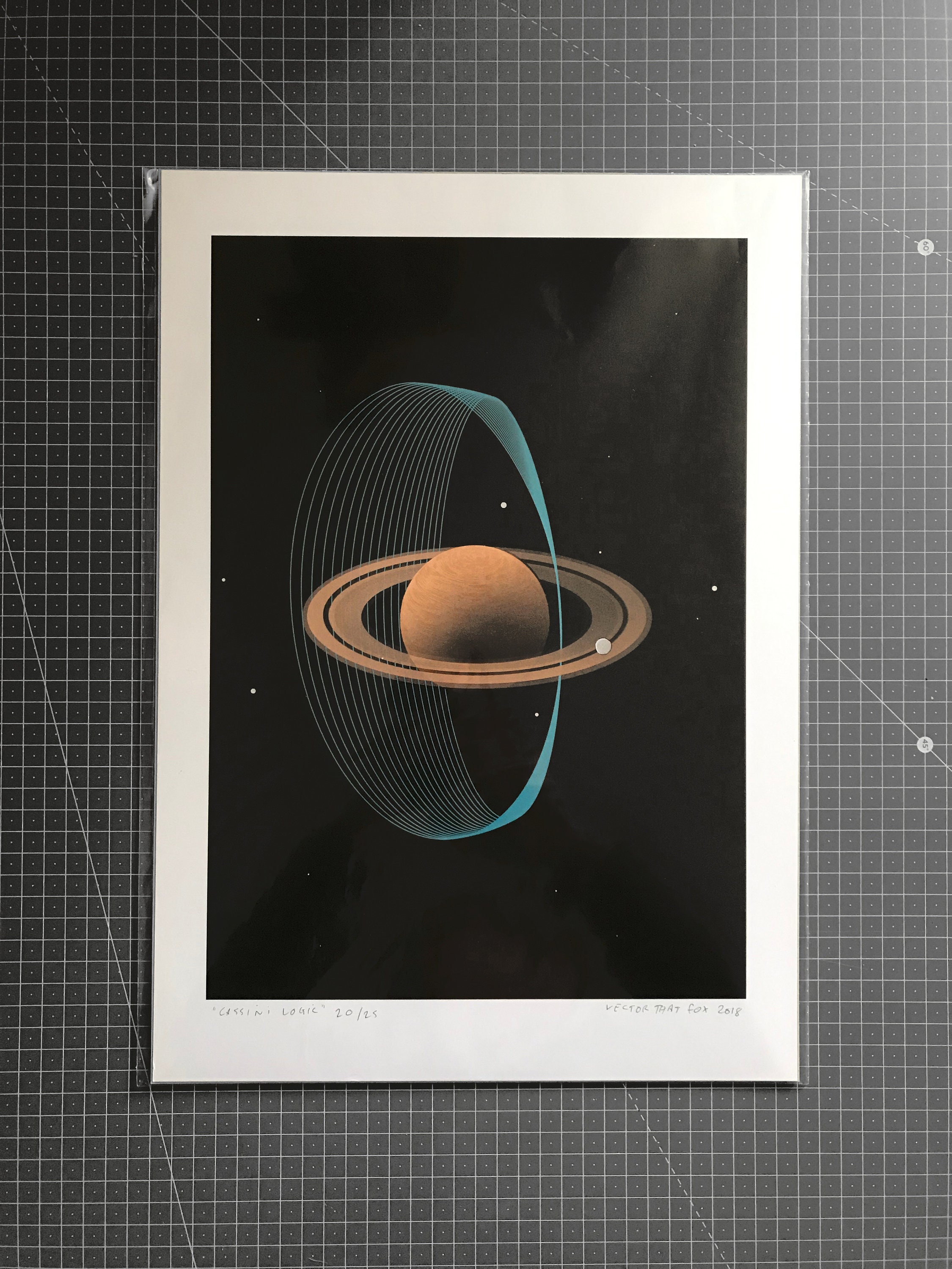 Cassini Logic A3 High-quality Art Print Onto 300gsm White | Etsy