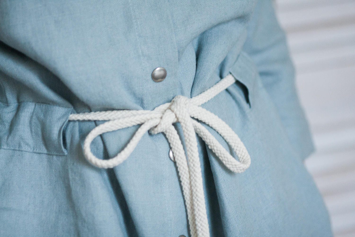 Grey Linen Robe Bath Robe House Coat Linen Clothing Linen - Etsy