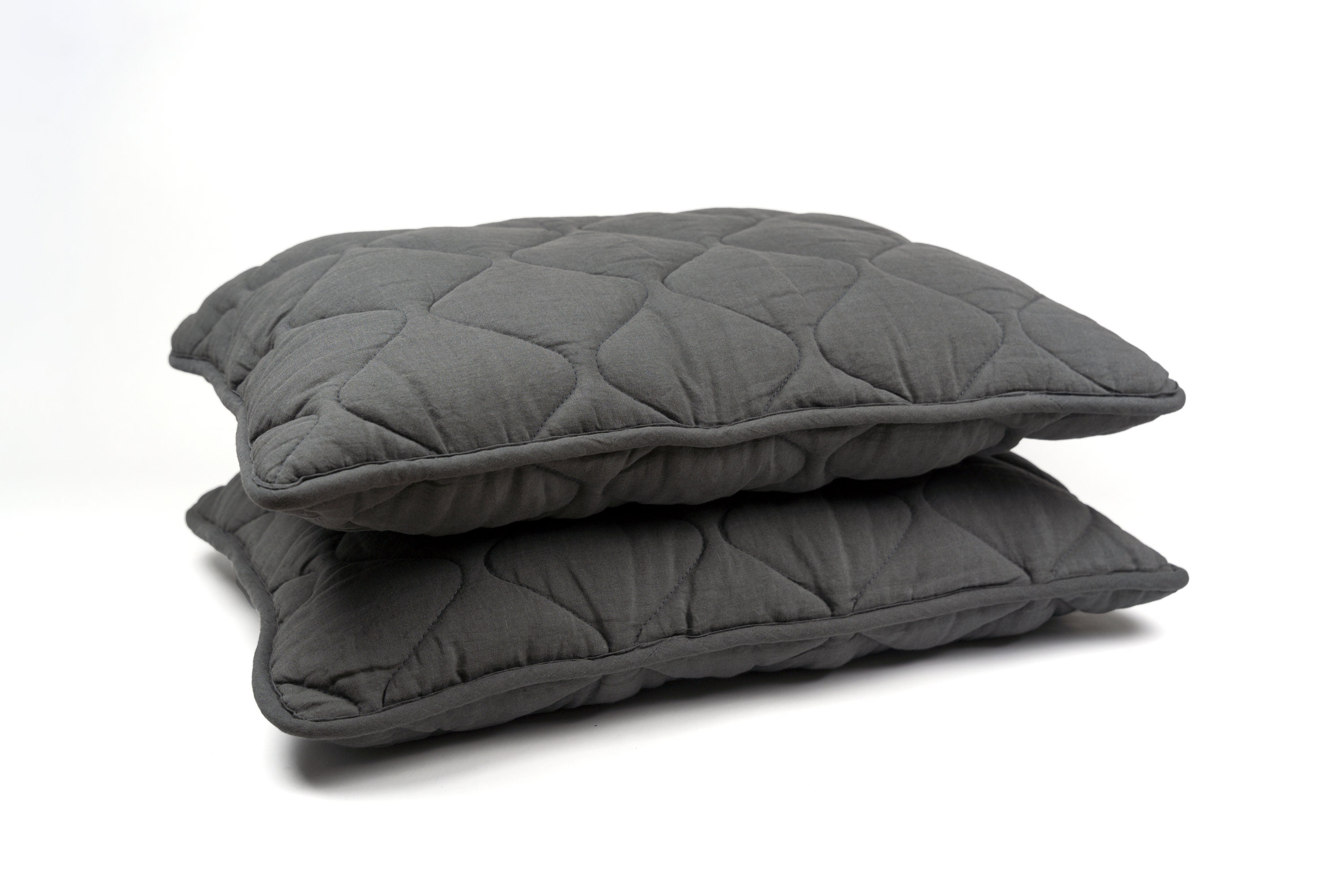 Wool Filled Pillow Winter Pillow Linen Pillowcase Organic - Etsy