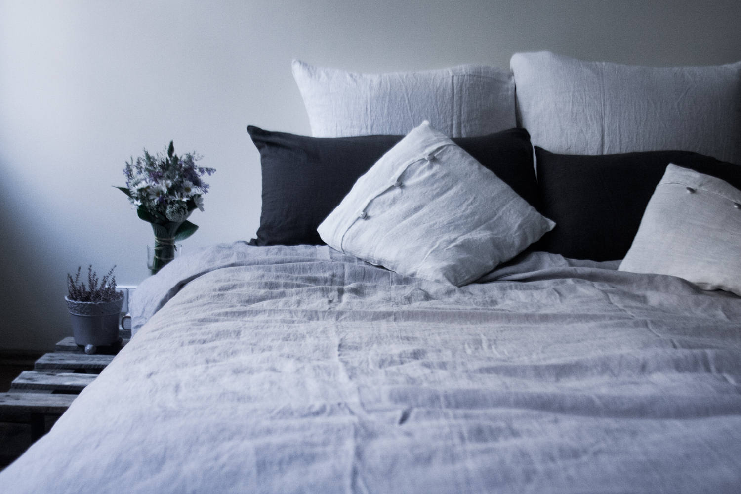 Linen Bedding Linen Pillowcases Set of 2 Linen Pillow Cover | Etsy