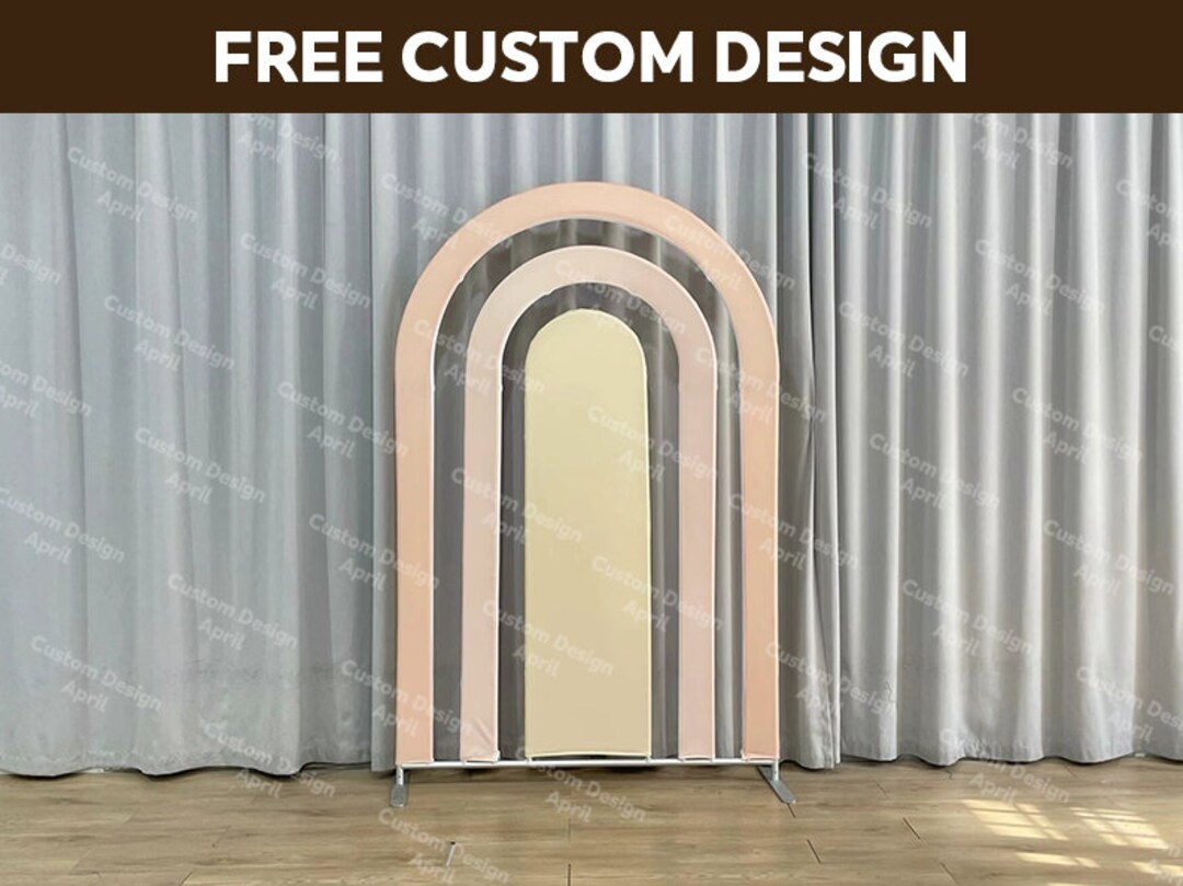 Rainbow Arch Backdrop Stand Chiara Wall Pillowcase Backdrop Custom ...