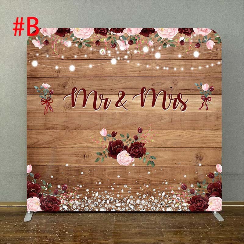 Light Pink Floral Gold Fabric Backdrop Cover for Wedding - Etsy