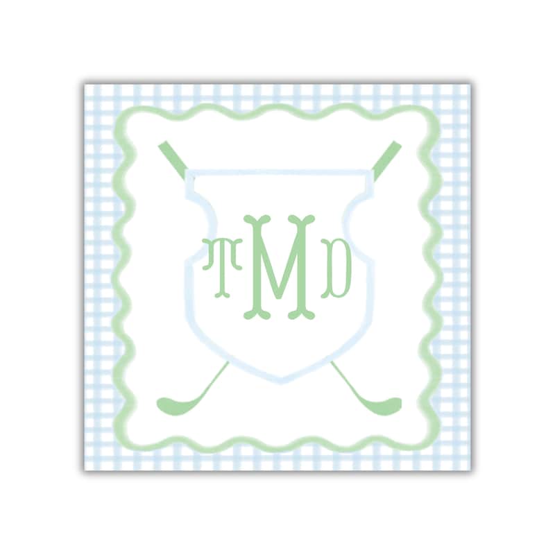 Preppy Golf Crest - Etsy UK