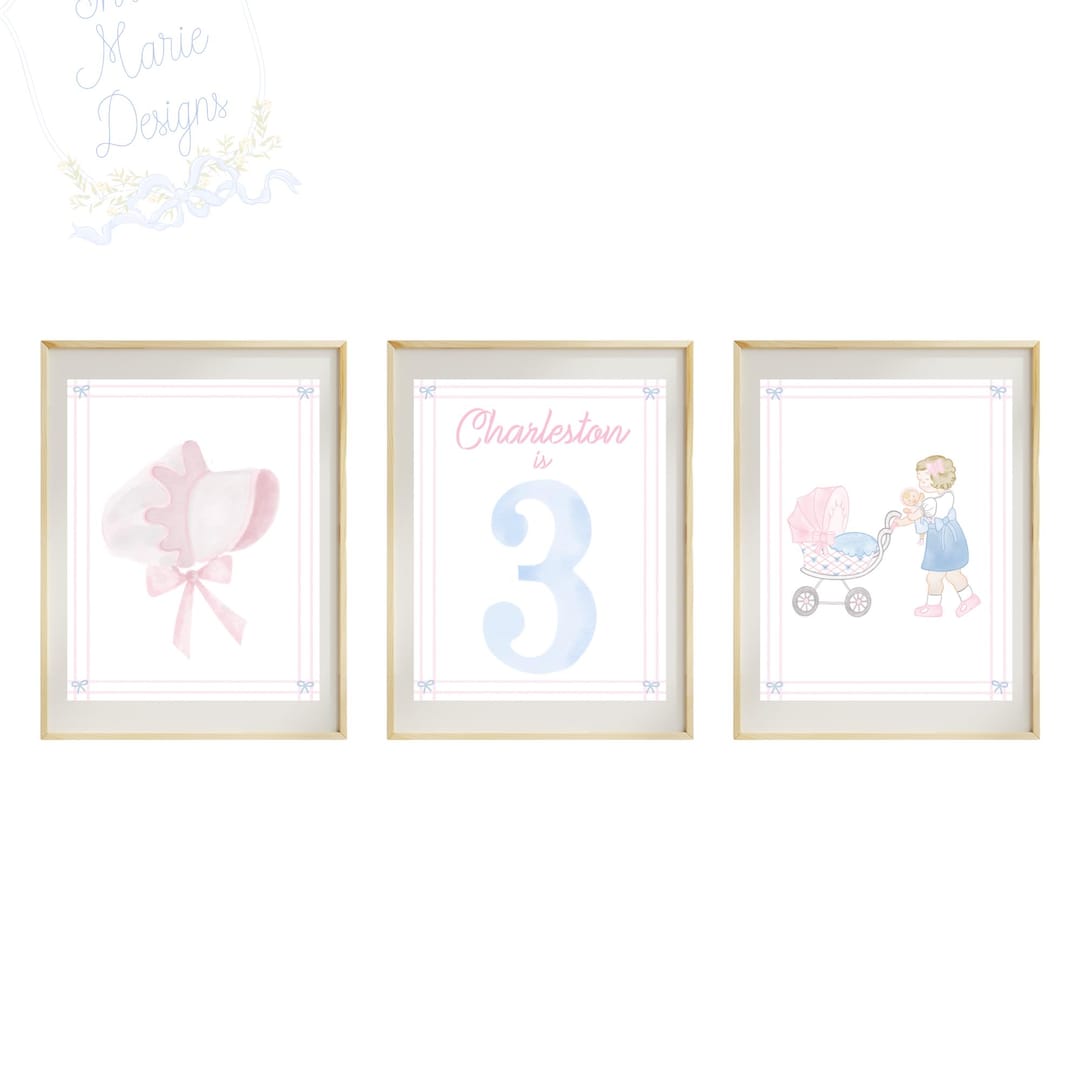 Baby Doll Birthday Party Signage Printables | Editable | Baby Doll ...