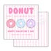 Pink Donut Valentine Tag Printable | Sweet Valentine Treat Tag | 3x3 ...