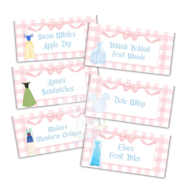 Princess Labels - Etsy