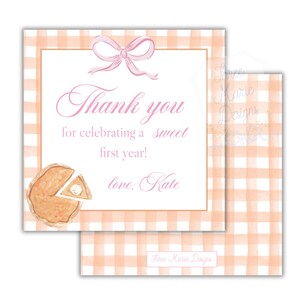 Sweet as Pie Favor Tag | Grandmillenial Pumpkin Pie Birthday Party ...