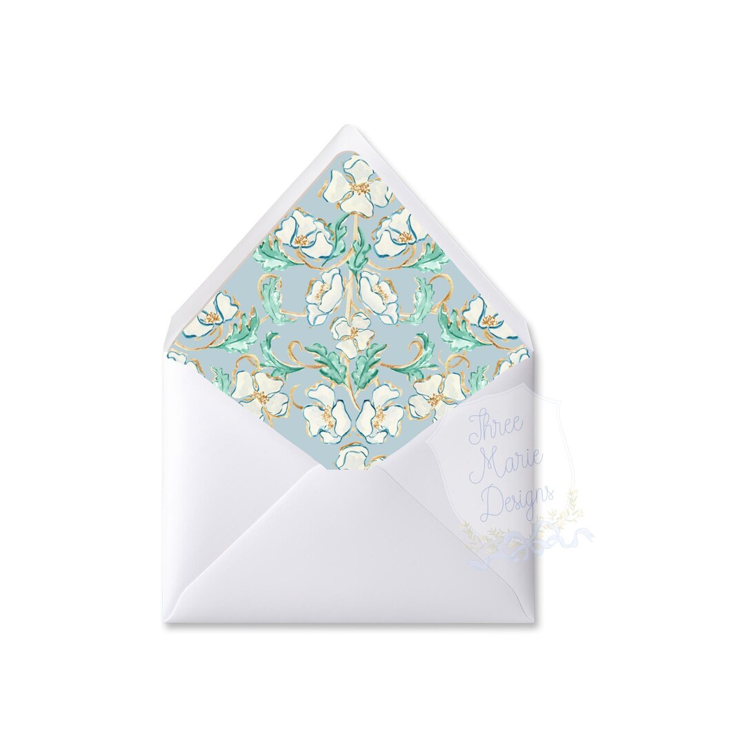 Magnolia Coordinating A7 Envelope Liners Digital File | Digital ...