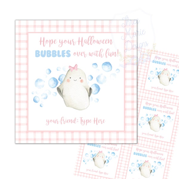 Bubbles Tag - Etsy