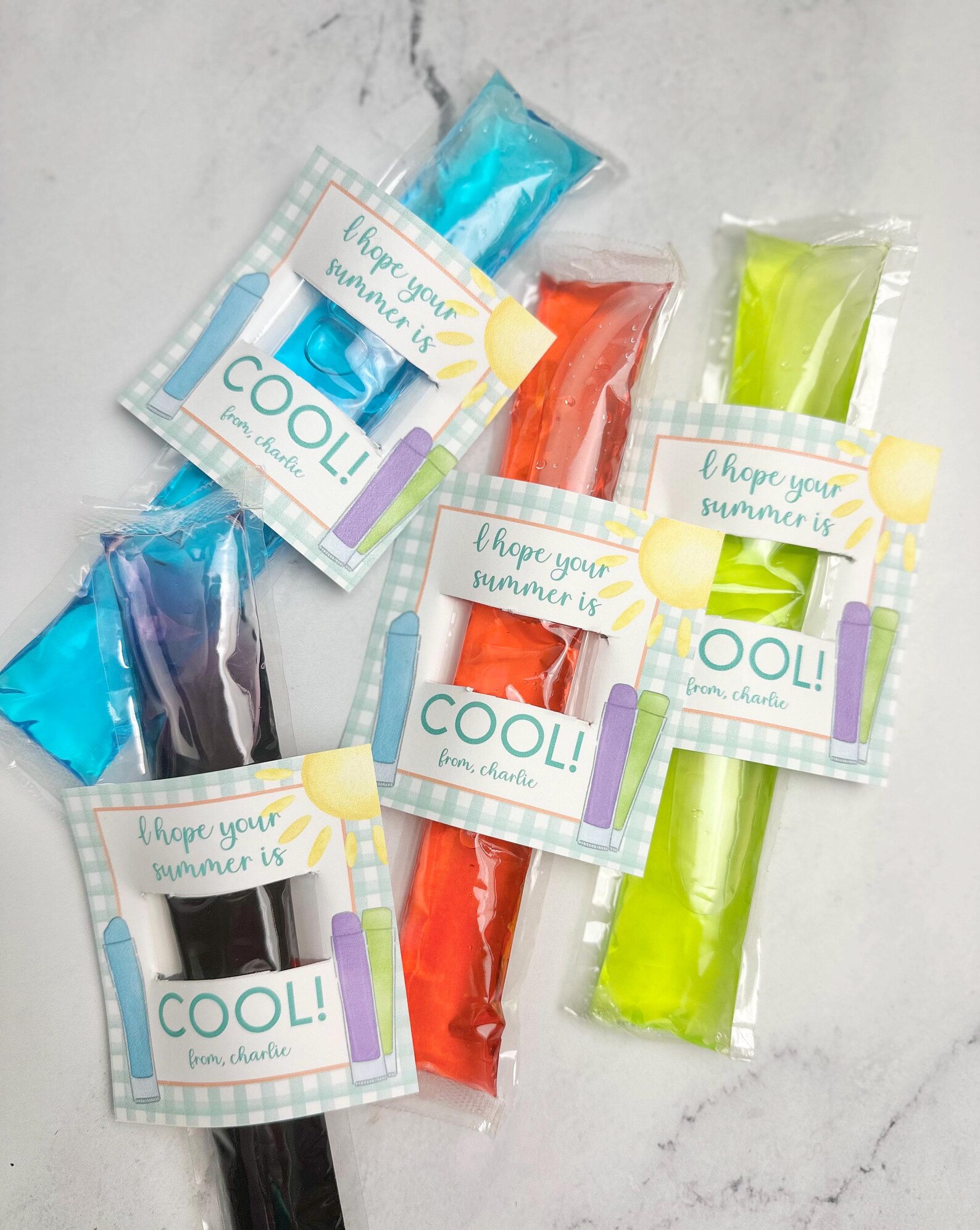 Have a COOL Summer Tag | Popsicle Favor Tag | Self-edit | Summer Class ...